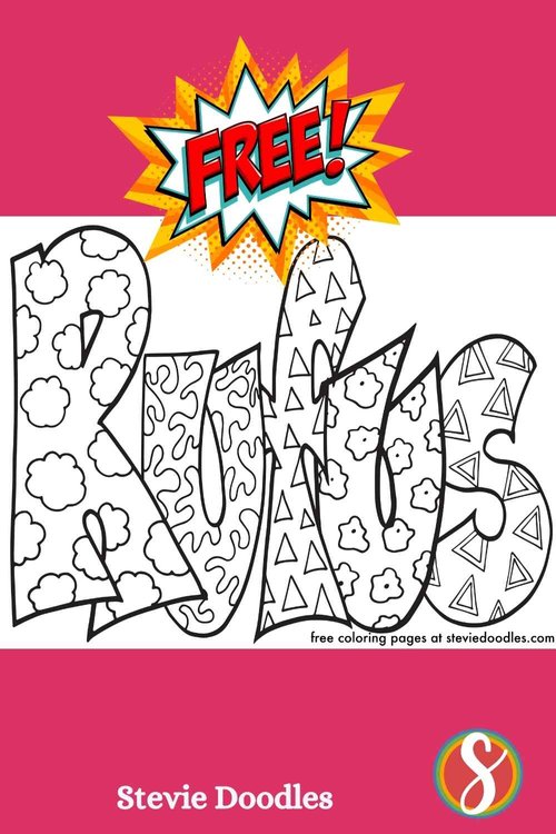 Free Rufus Coloring Page — Stevie Doodles Free Rufus Coloring Page — Stevie Doodles