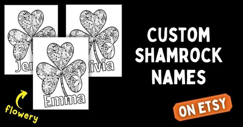 100 Irish Names + Coloring Pages — Stevie Doodles