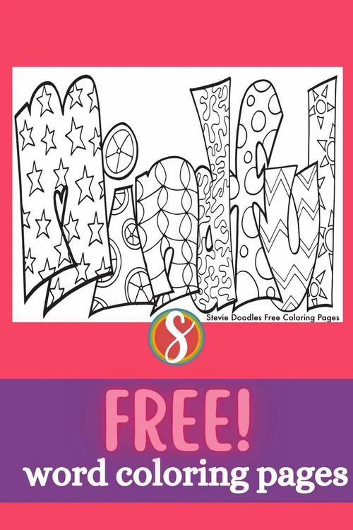 Free Mindful Coloring Pages — Stevie Doodles