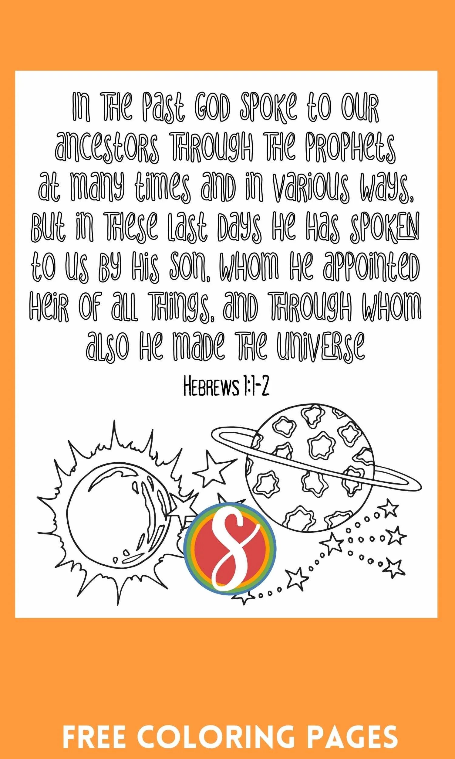 Free Hebrews Coloring Pages — Stevie Doodles