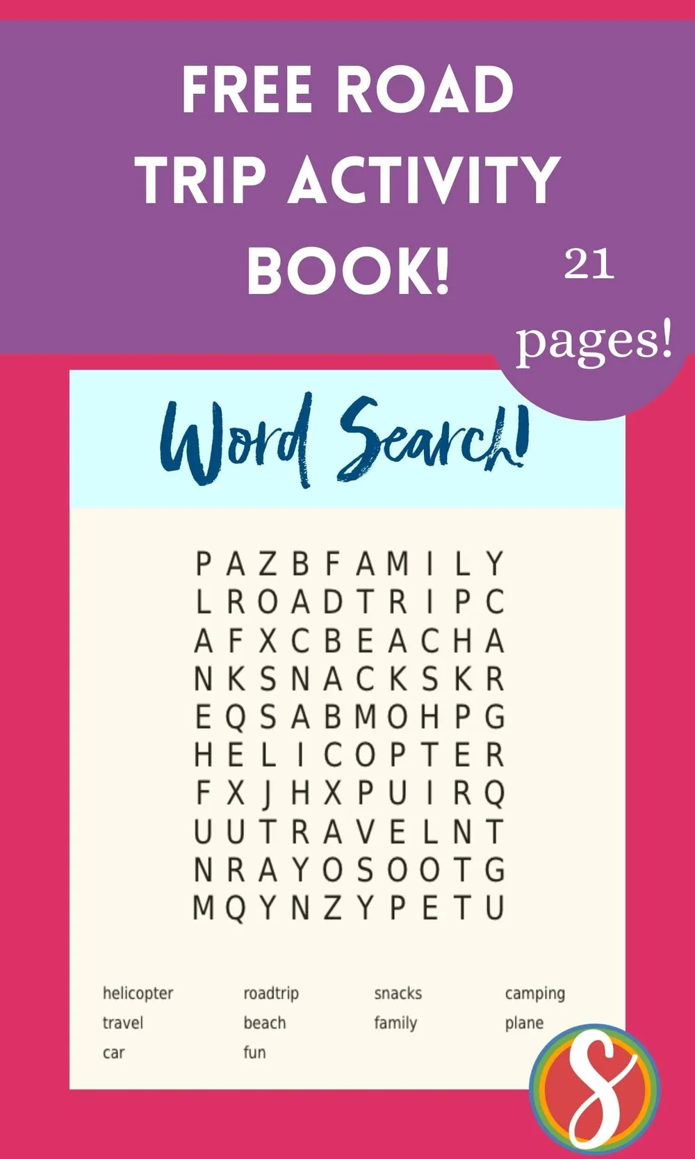 Free Road Trip Activity Book — Stevie Doodles