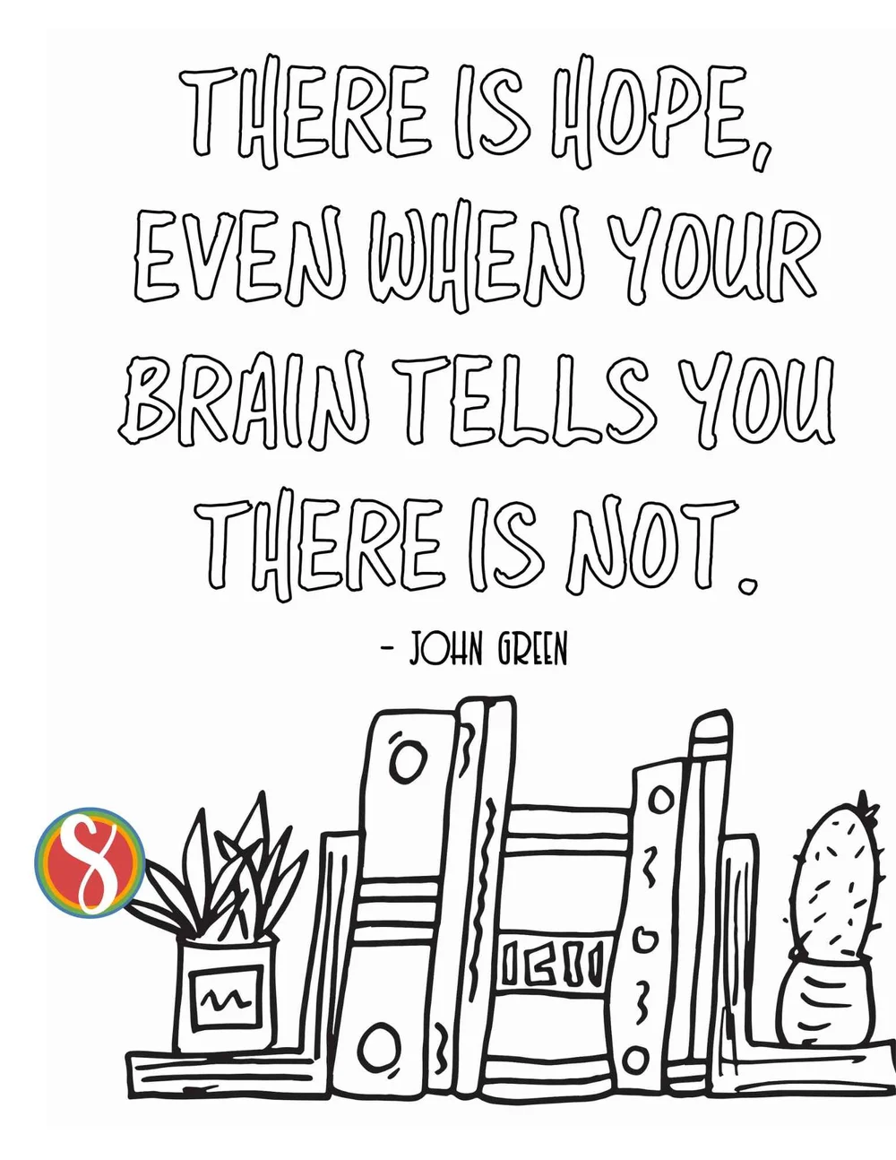 Free Mental Health Coloring Pages — Stevie Doodles