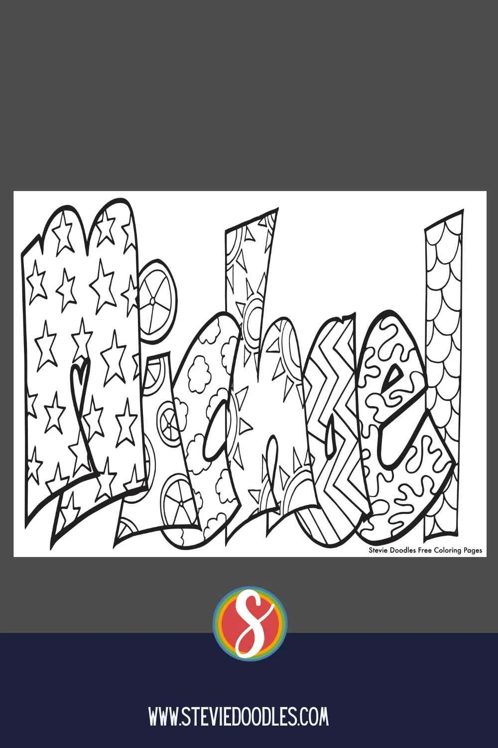 Free Coloring Pages — Stevie Doodles