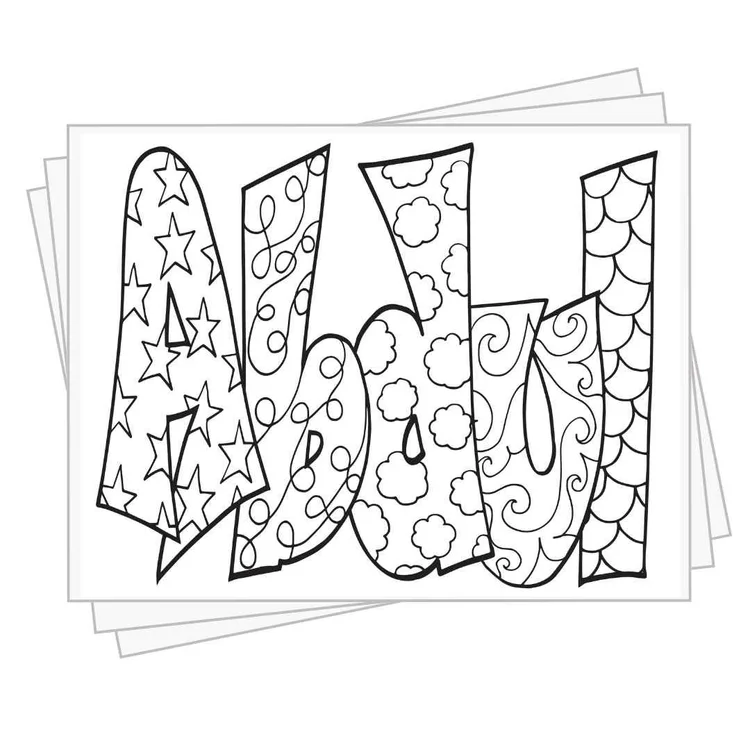 Free ABDUL Coloring Page — Stevie Doodles