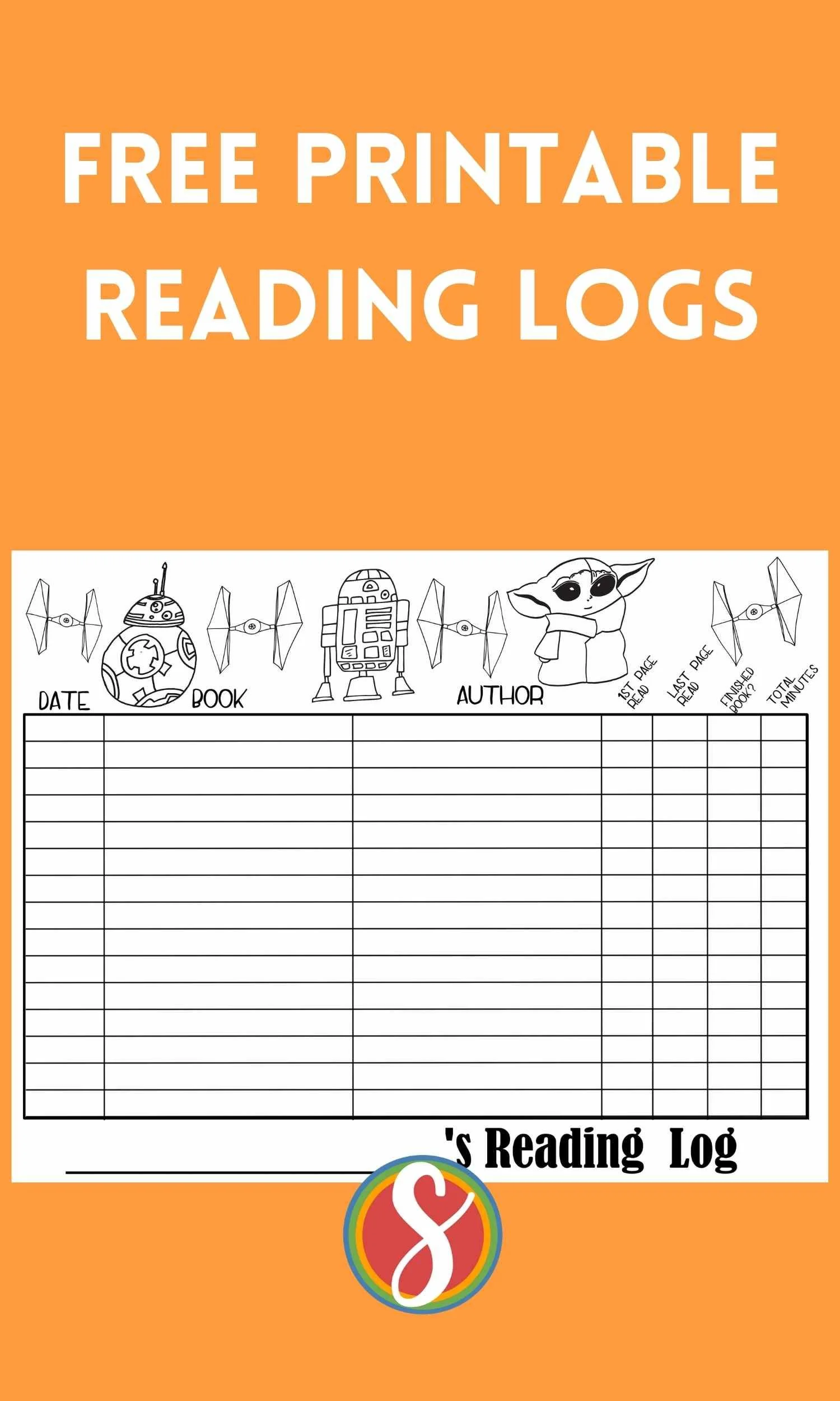 20+ Free Printable Reading Logs — Stevie Doodles