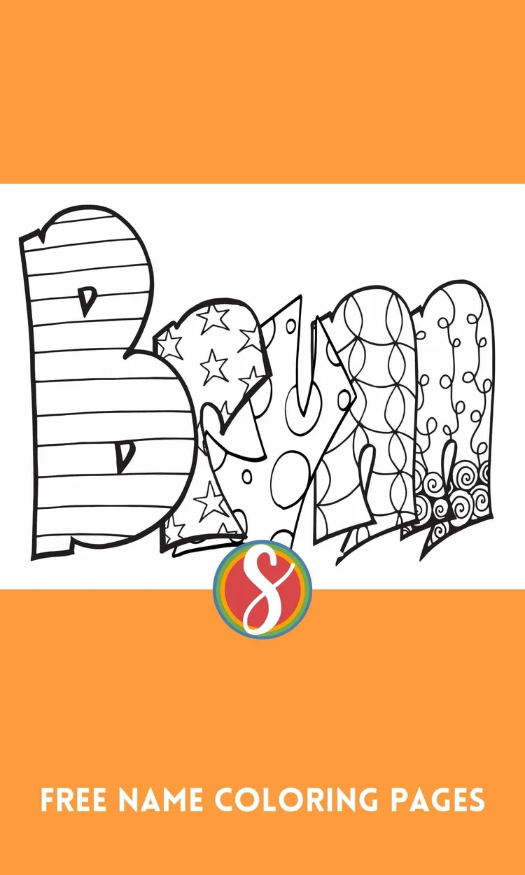 Free Brynn Coloring Page — Stevie Doodles