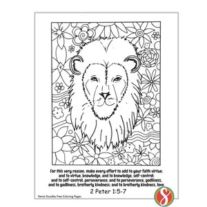 Free 2 Peter Coloring Pages — Stevie Doodles