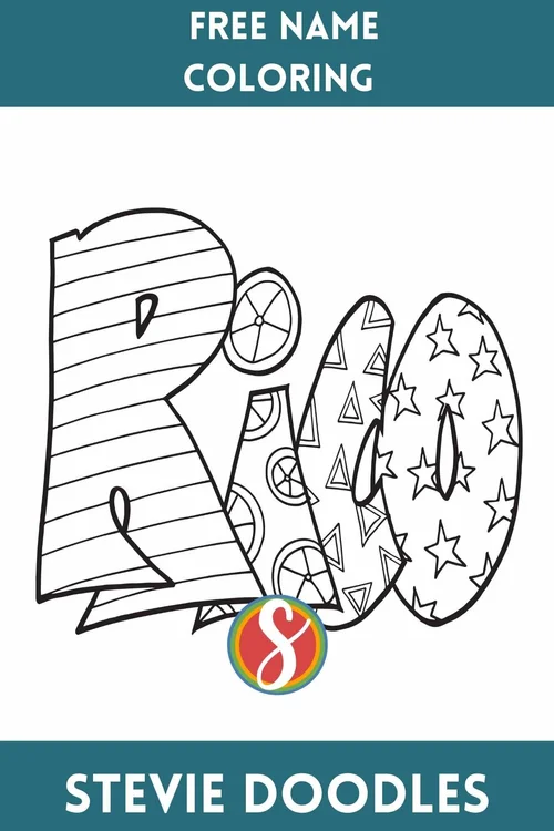 Free Rico Coloring Page — Stevie Doodles