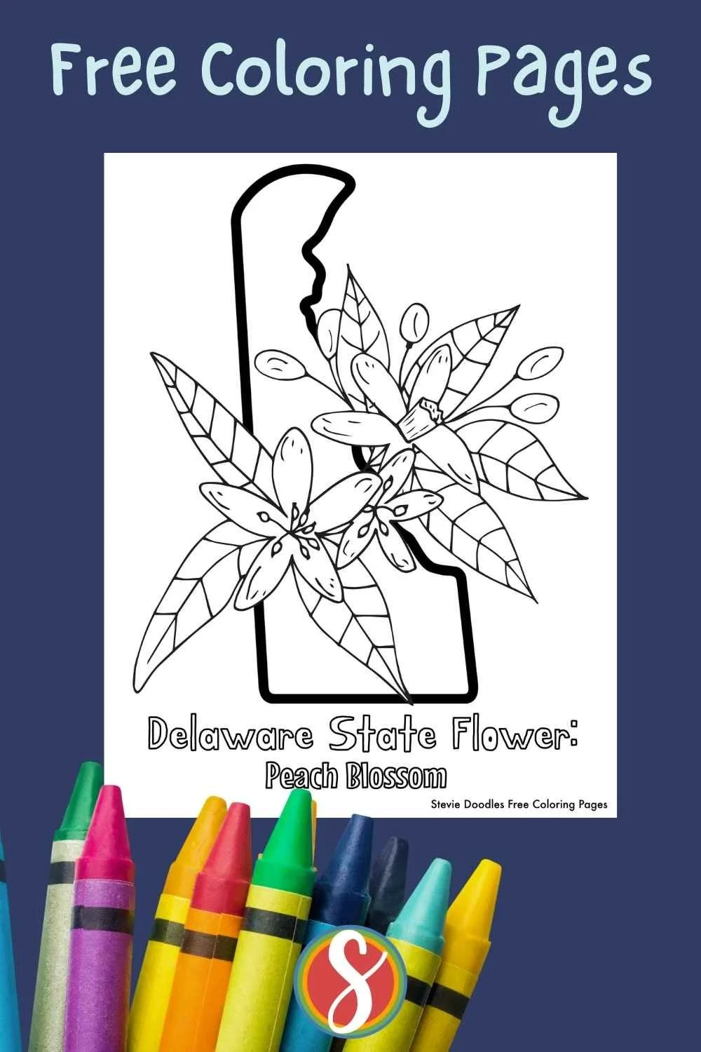 Free Delaware Coloring Pages — Stevie Doodles