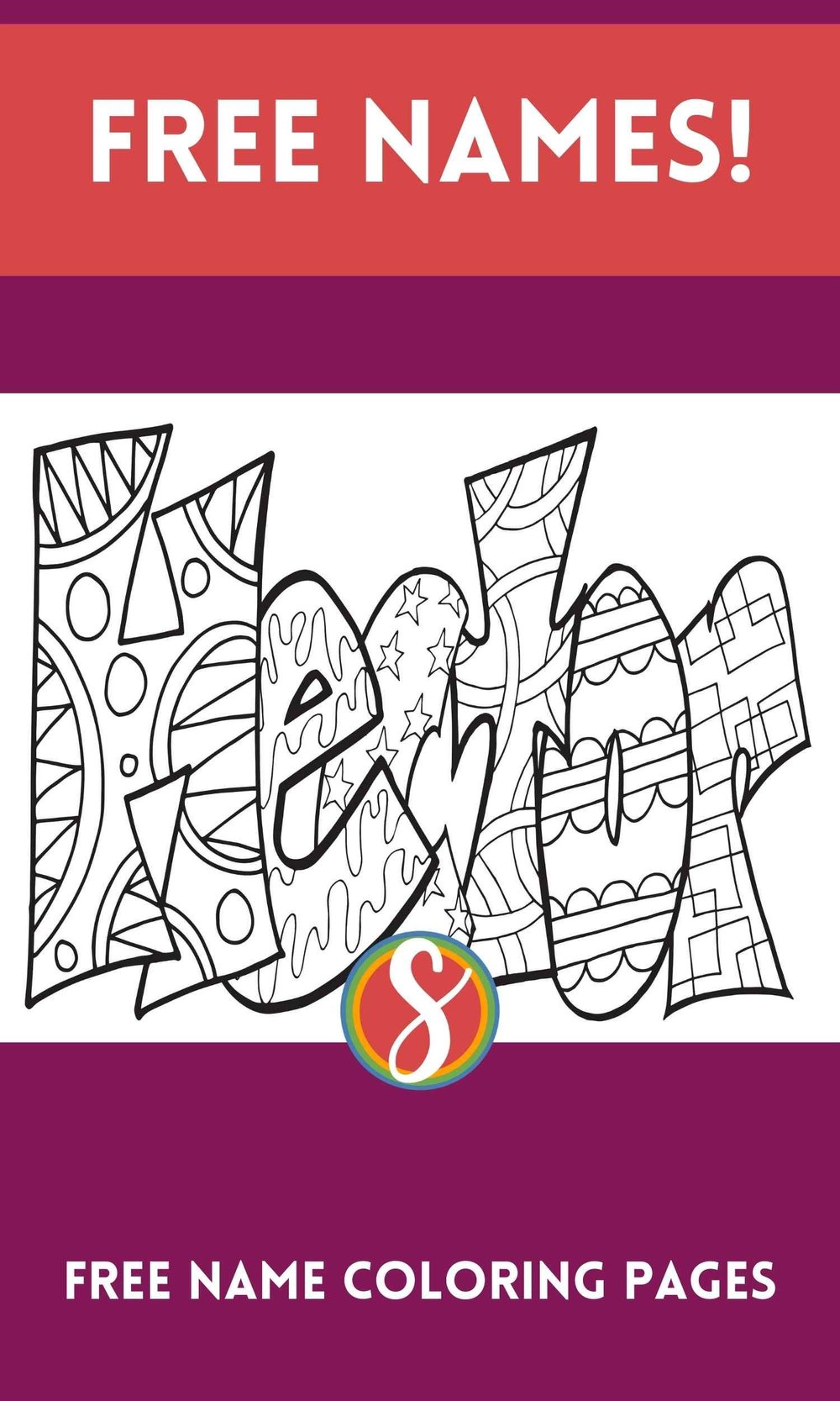 Free HECTOR Name Coloring Page Printable — Stevie Doodles