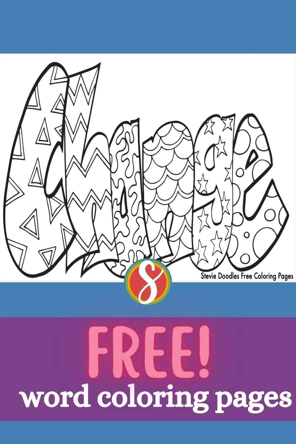 Free Change Coloring Page — Stevie Doodles