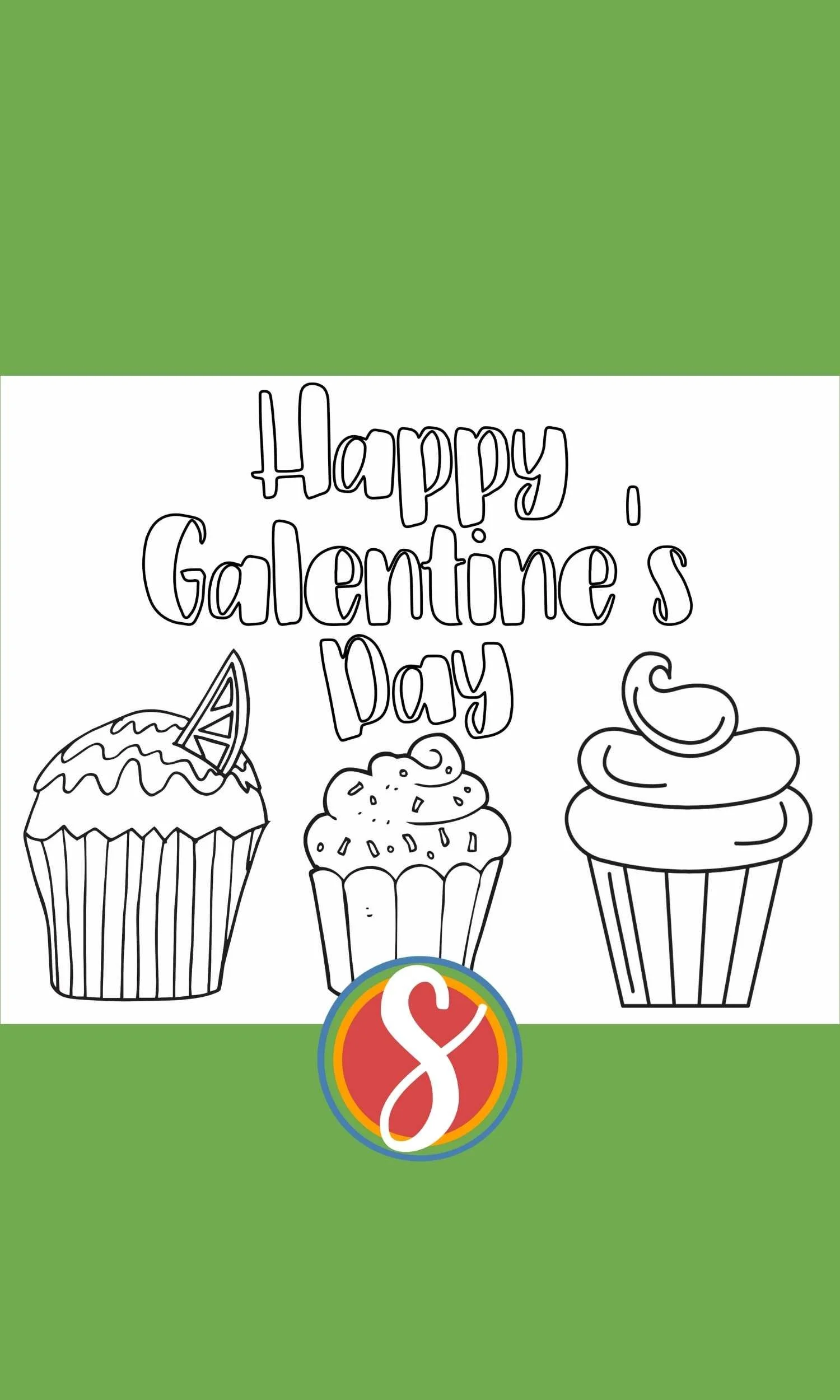 Free Galentine's Day Coloring Pages — Stevie Doodles