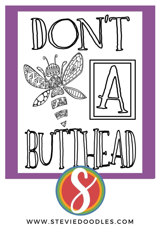 26+ Free Kindness Coloring Pages — Stevie Doodles