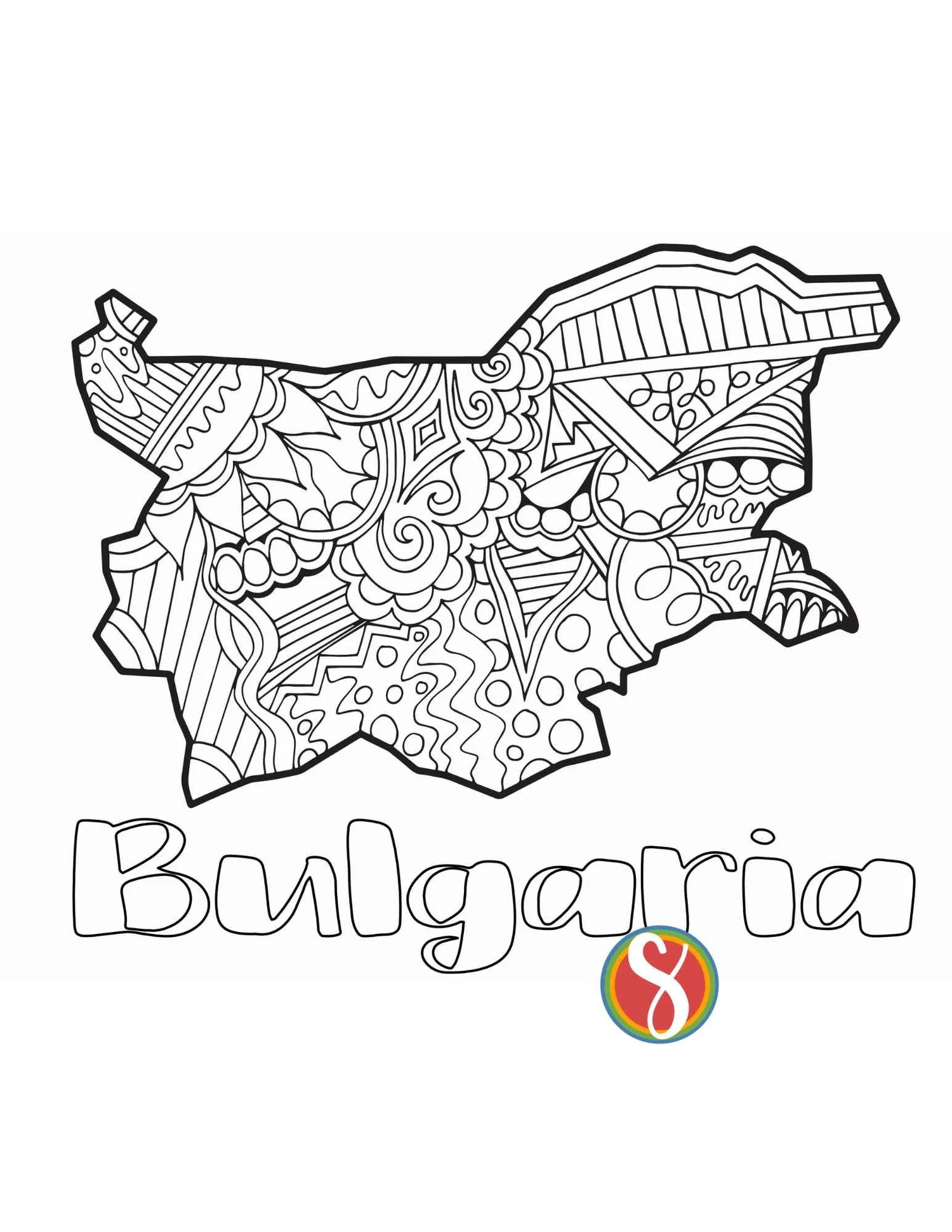 Free Bulgaria Coloring Pages — Stevie Doodles