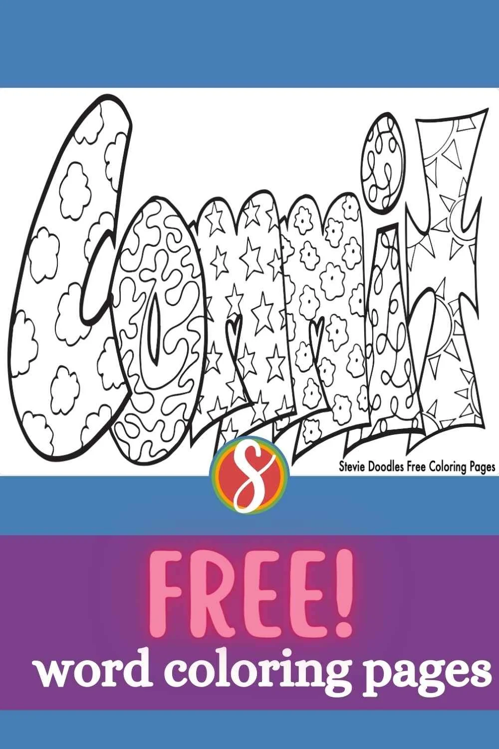 Free Commit Coloring Page — Stevie Doodles