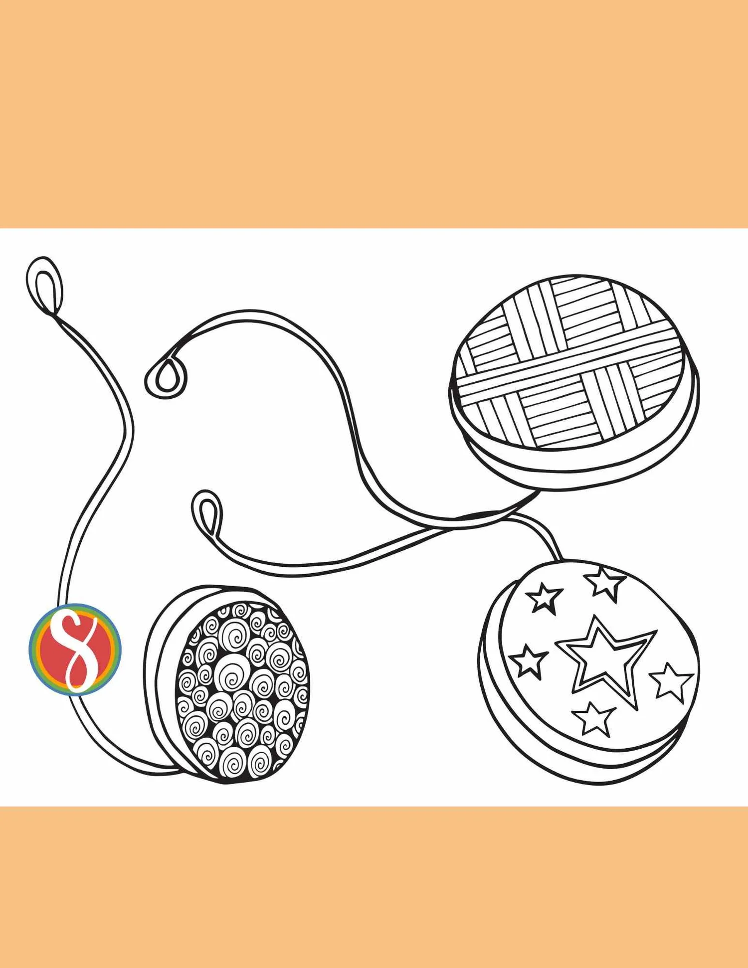 Free Yo Yo Coloring Pages — Stevie Doodles