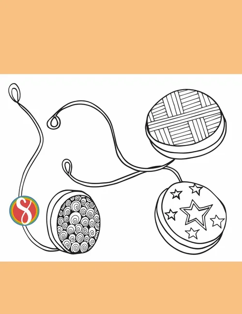 Free Yo Yo Coloring Pages — Stevie Doodles