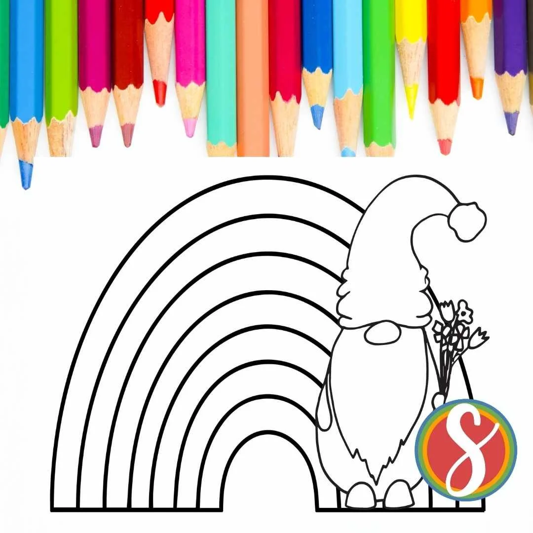Free Gnome Coloring Pages — Stevie Doodles