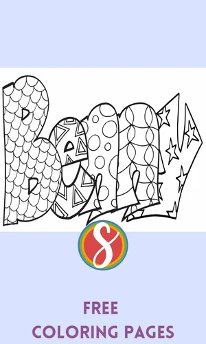 Free Benny Coloring Page Printable — Stevie Doodles
