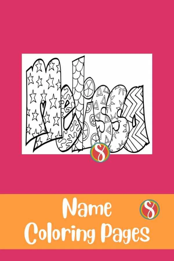 Free Melissa Coloring Page — Stevie Doodles