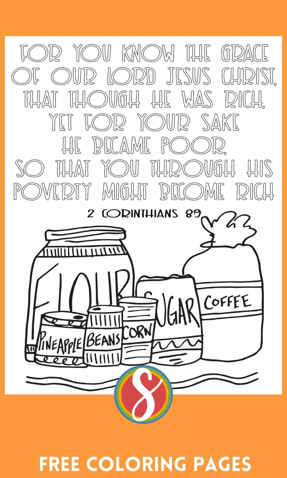 Free 2 Corinthians Coloring Pages — Stevie Doodles