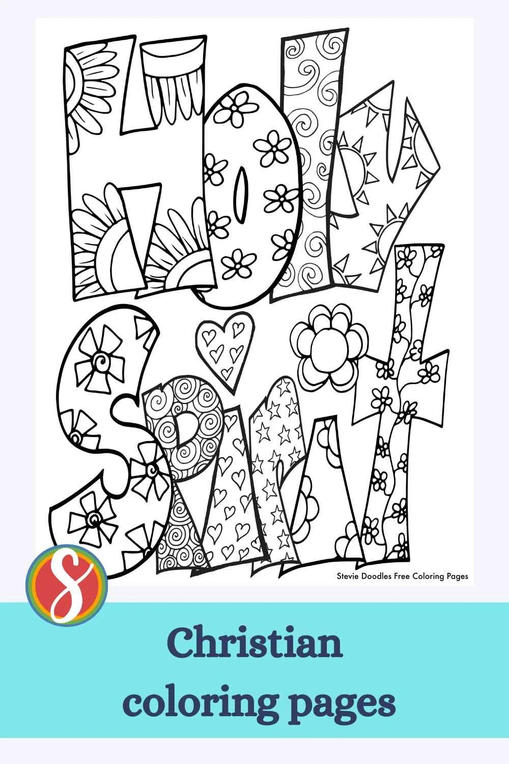 Free Holy Spirit Coloring Pages — Stevie Doodles