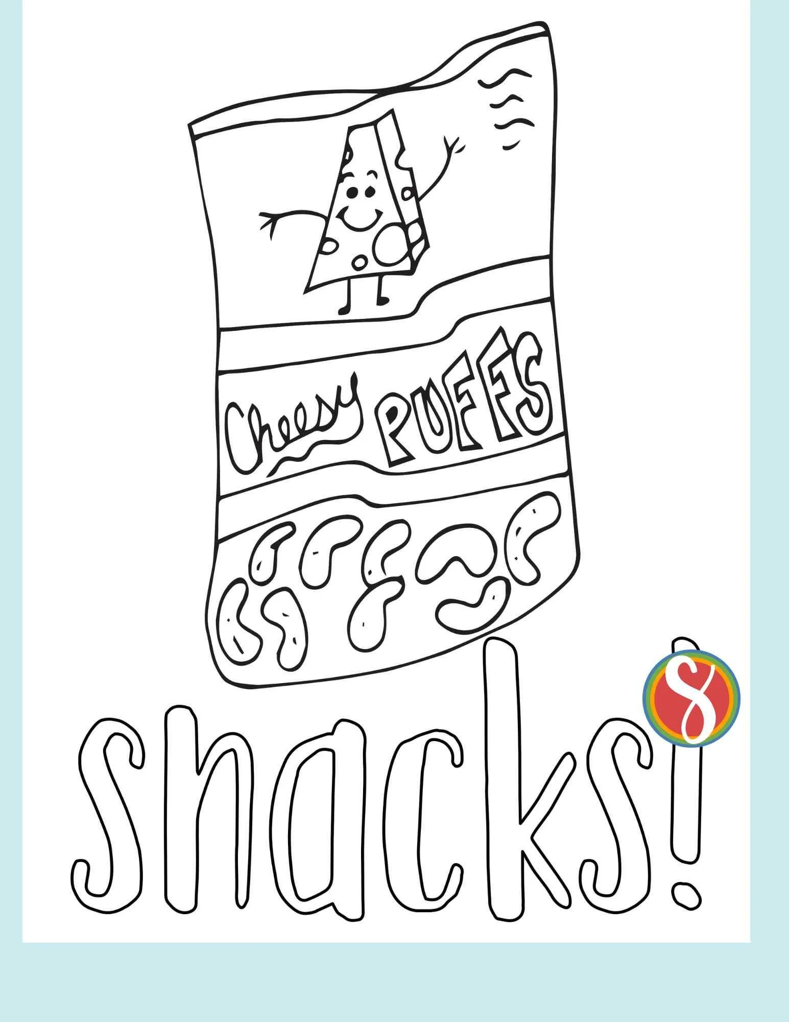 Free Cheese Coloring Pages — Stevie Doodles