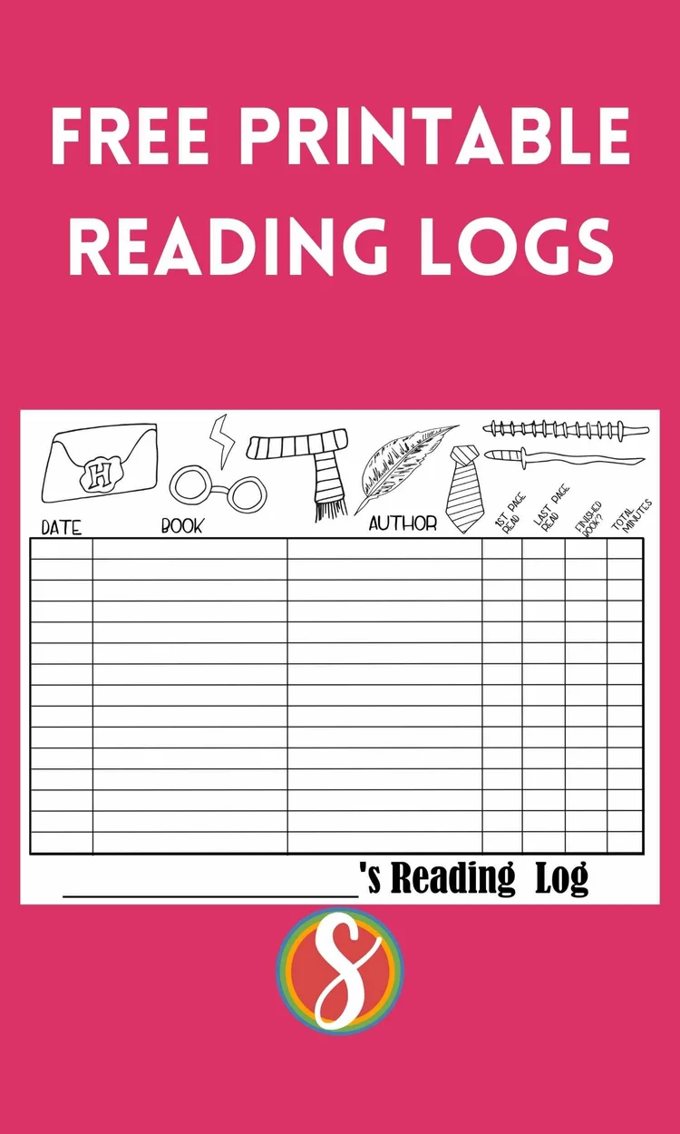 20+ Free Printable Reading Logs — Stevie Doodles