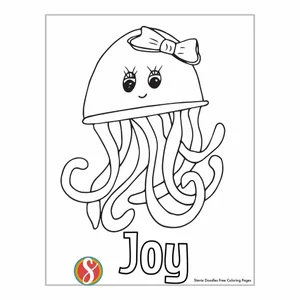 Free Joy Coloring Pages — Stevie Doodles