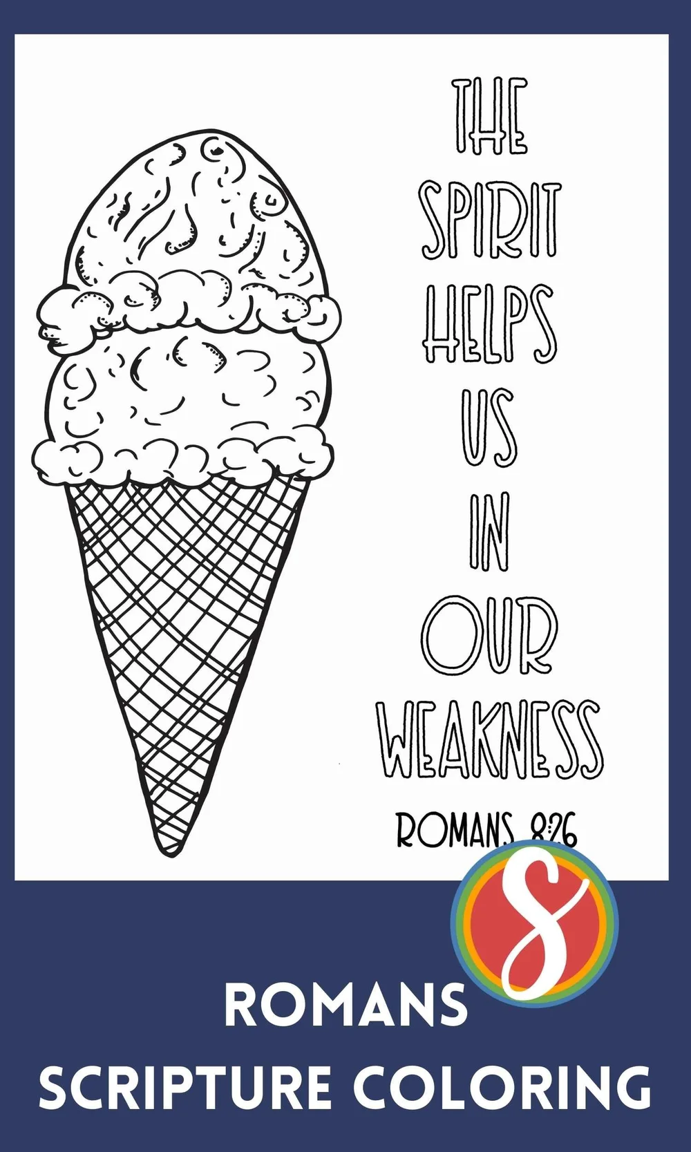 Free Romans Scripture Coloring Pages — Stevie Doodles