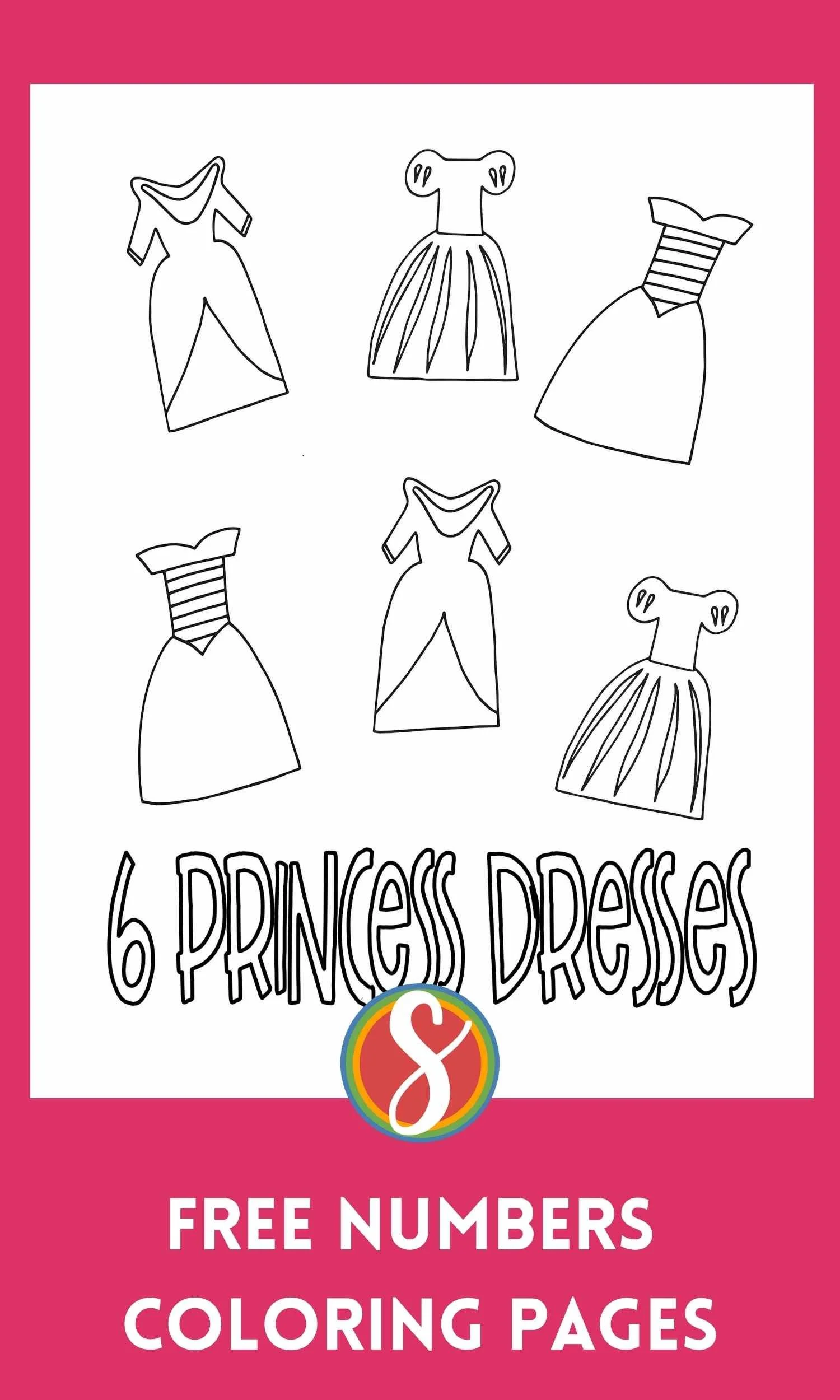 10 Free "Number 6" Printable Coloring Pages — Stevie Doodles