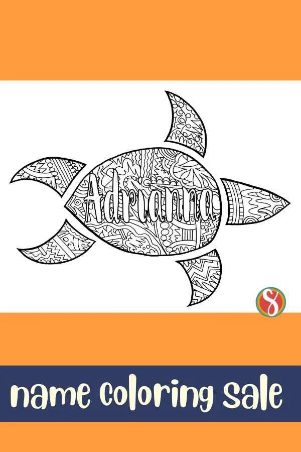 Free Adrianna Name Coloring Page — Stevie Doodles