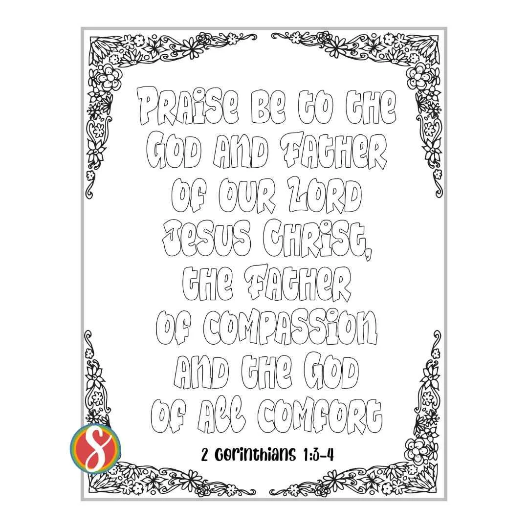 Free 2 Corinthians Coloring Pages — Stevie Doodles