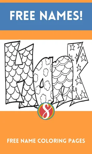 Free HANK Name Coloring Page Printable — Stevie Doodles