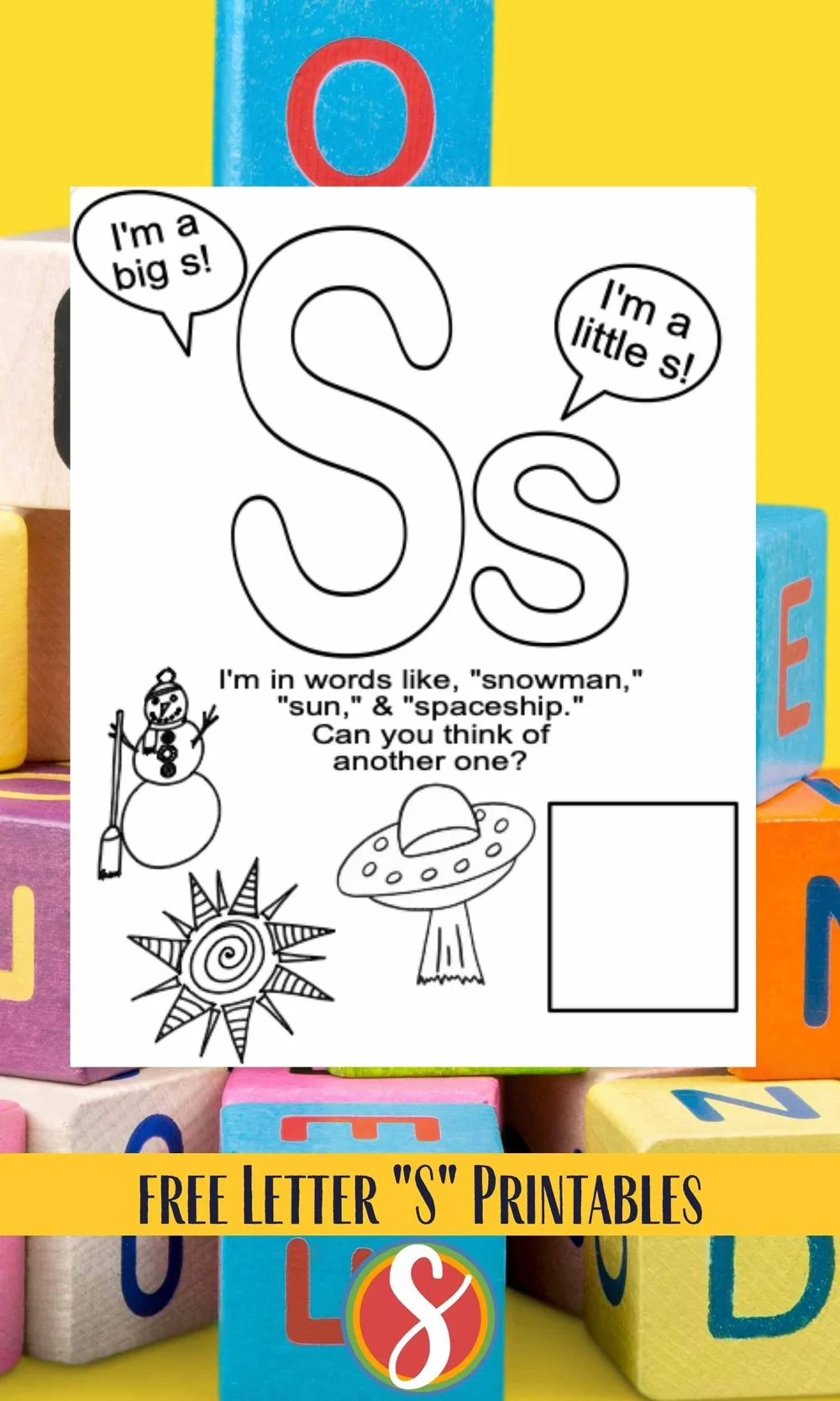 10 Free Letter S Coloring Pages — Stevie Doodles