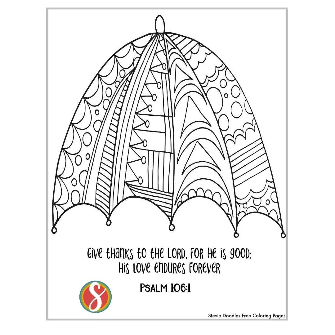 psalms — Free Coloring Pages — Stevie Doodles