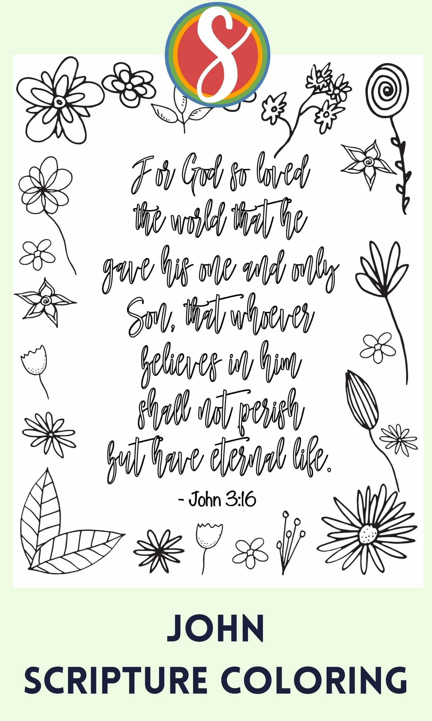 10+ Free John Coloring Pages — Stevie Doodles