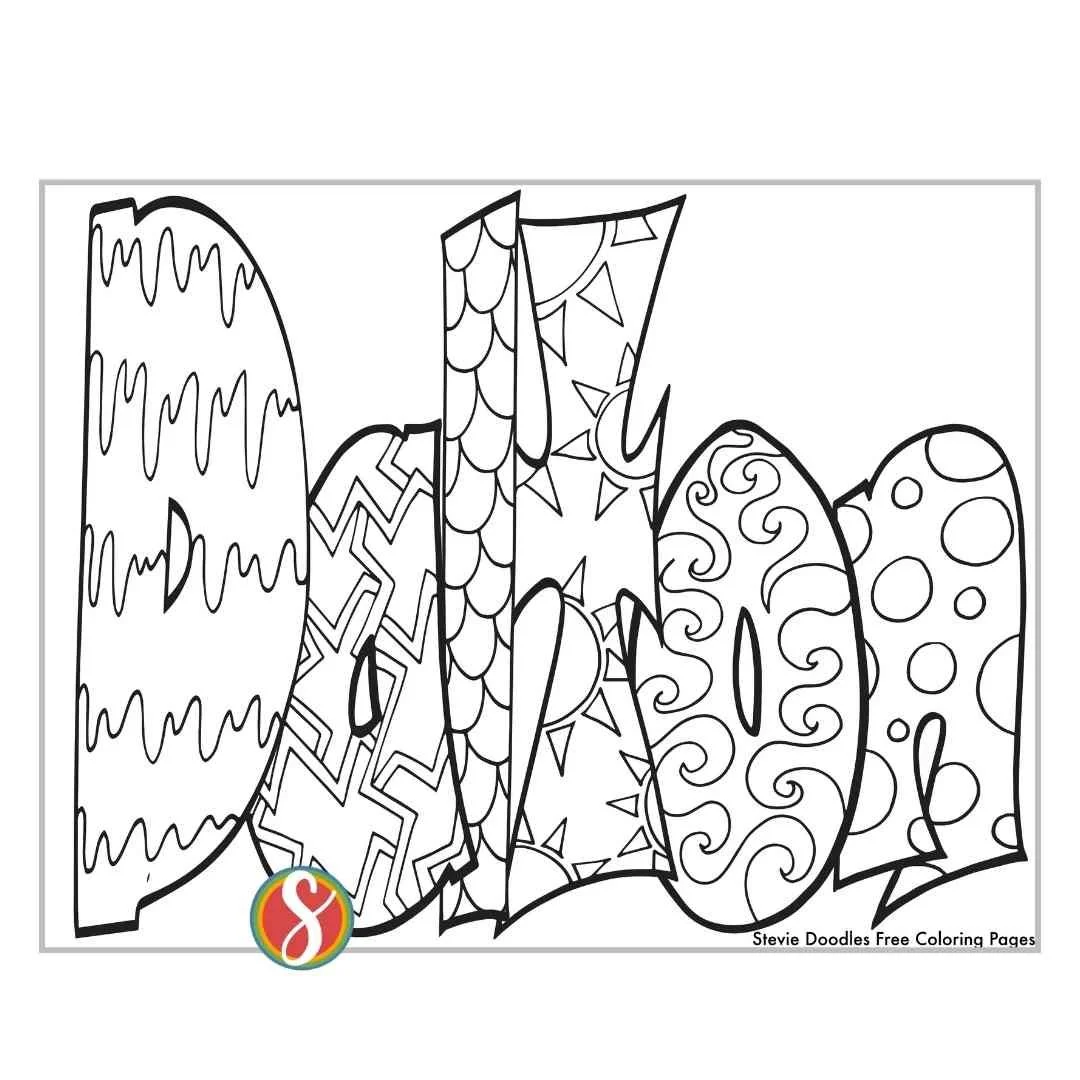 Free Dalton Coloring Page — Stevie Doodles
