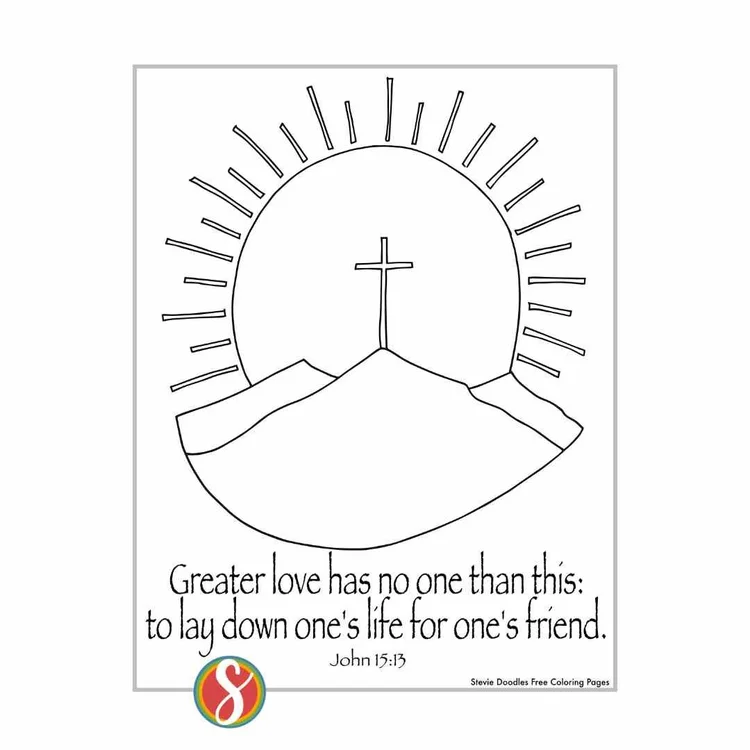 10+ Free John Coloring Pages — Stevie Doodles