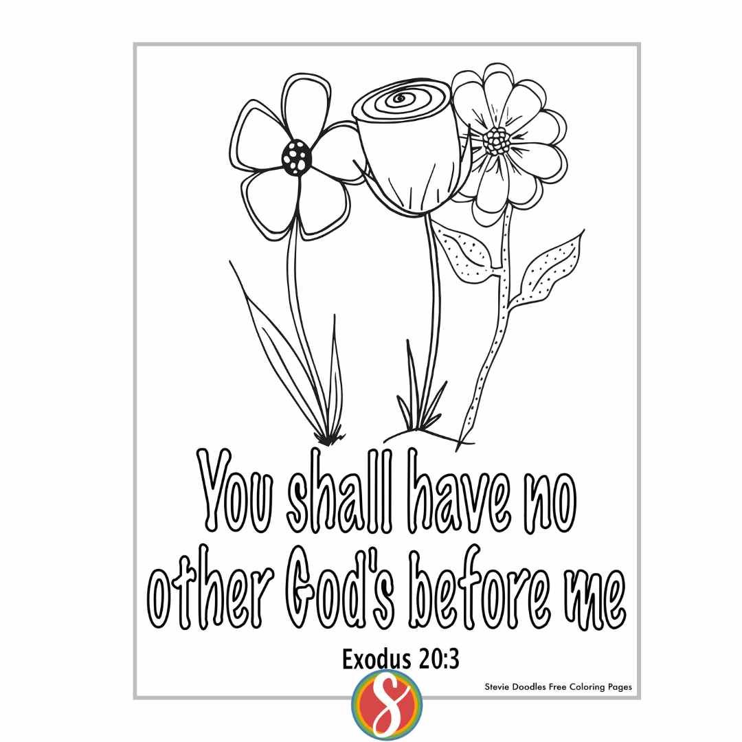 Free Exodus Coloring Pages — Stevie Doodles