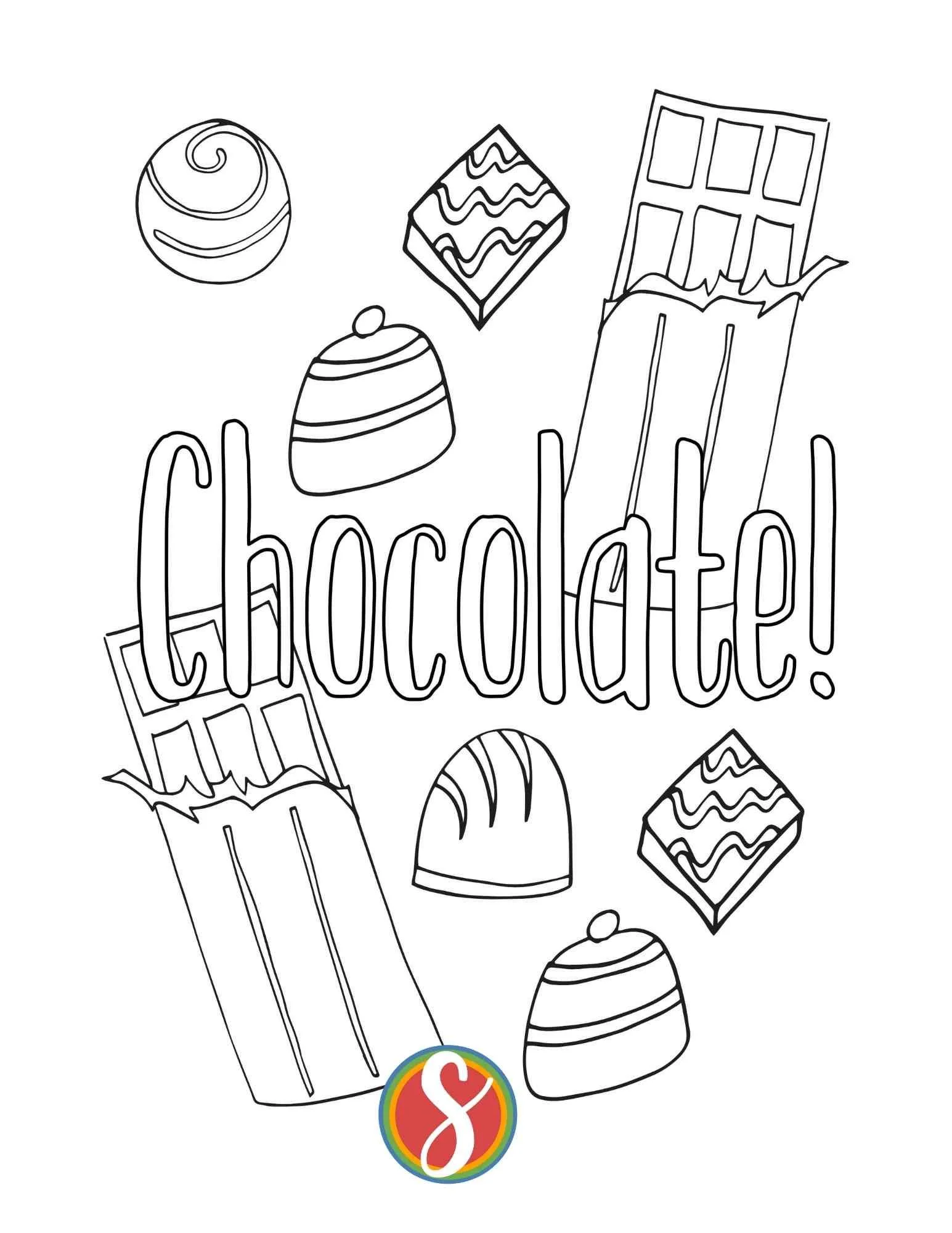 Cheeky Chocolate S Hopkins Coloring Pages To Print Sketch Coloring Page