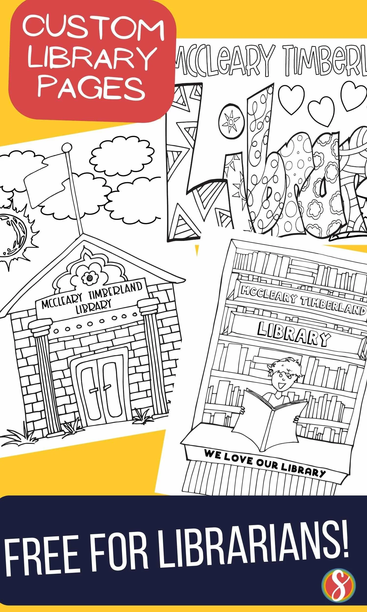 Free Custom Pages For Librarians — Stevie Doodles