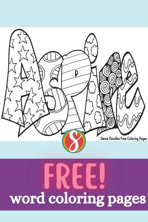 Free Aspire Coloring Page — Stevie Doodles