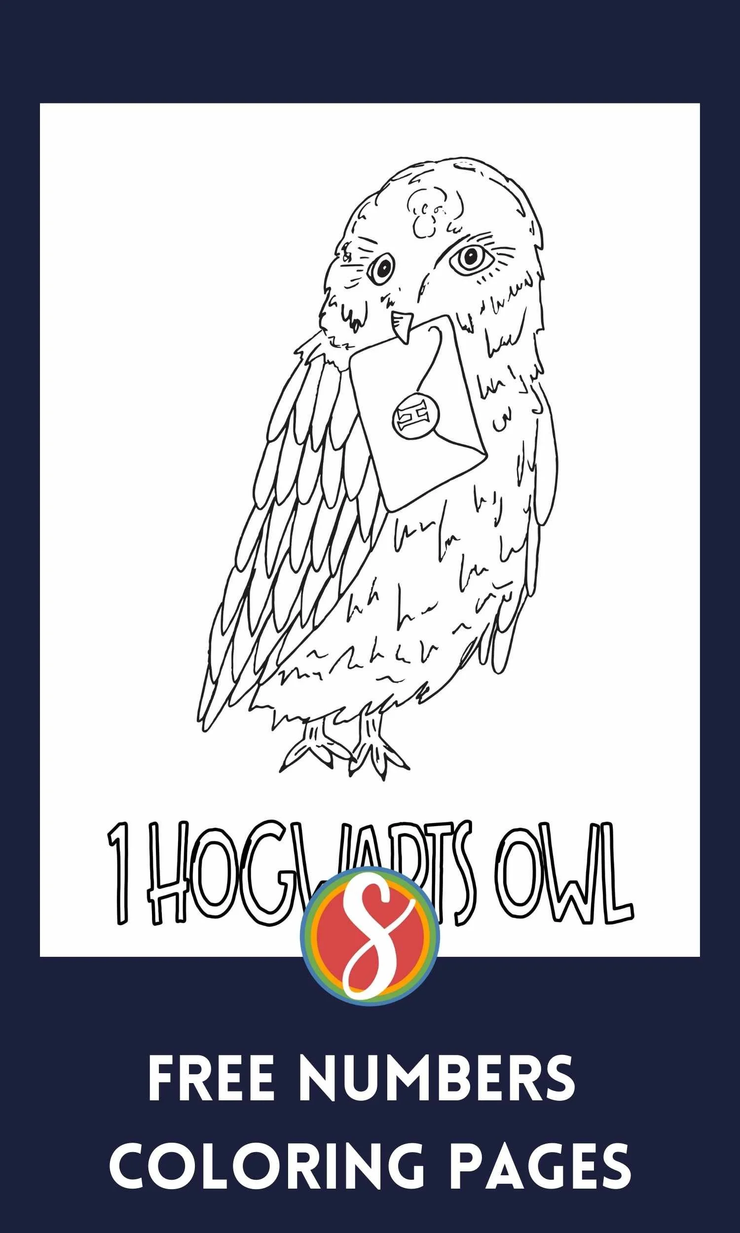 Free #1 Coloring Pages — Stevie Doodles