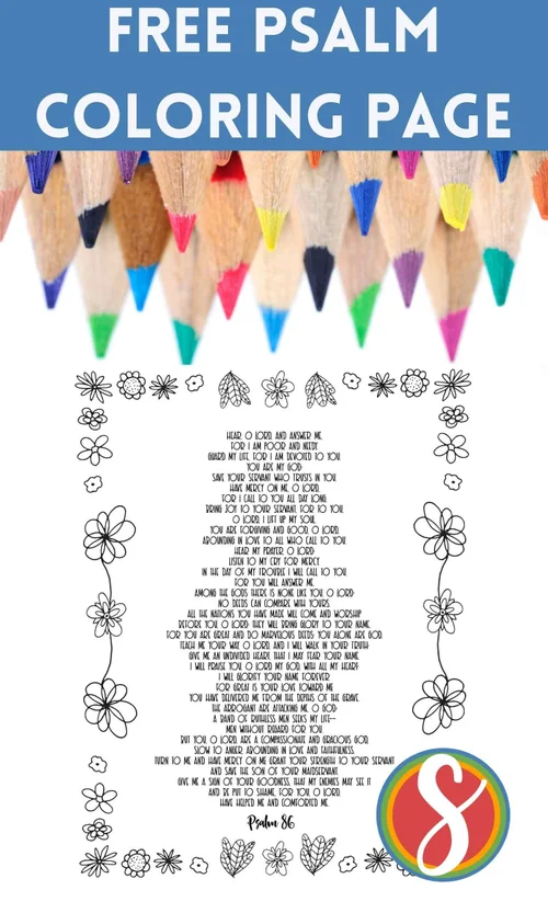 Psalms 81 - 90 - Free Coloring — Stevie Doodles