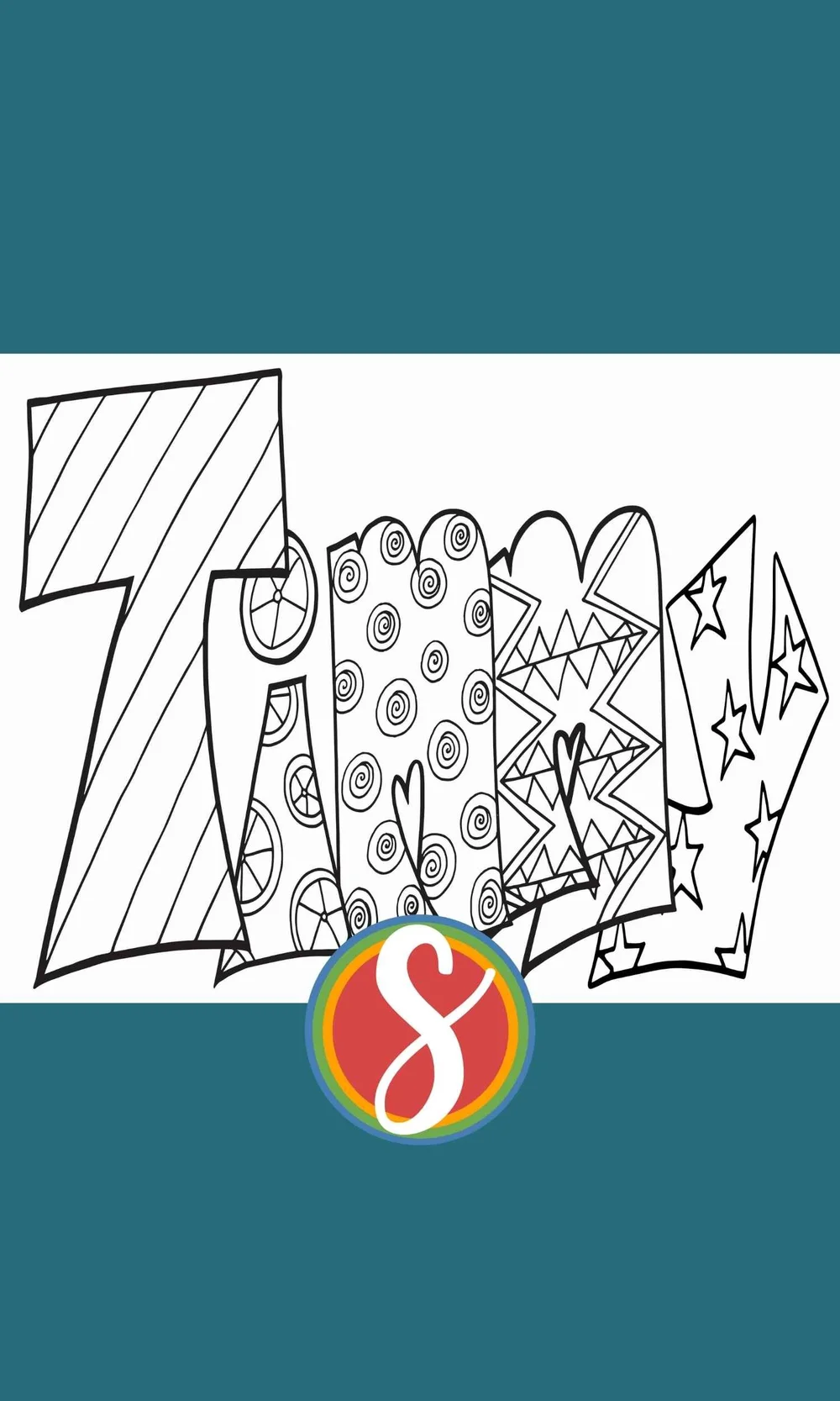Free TIMMY Name Coloring Pages — Stevie Doodles