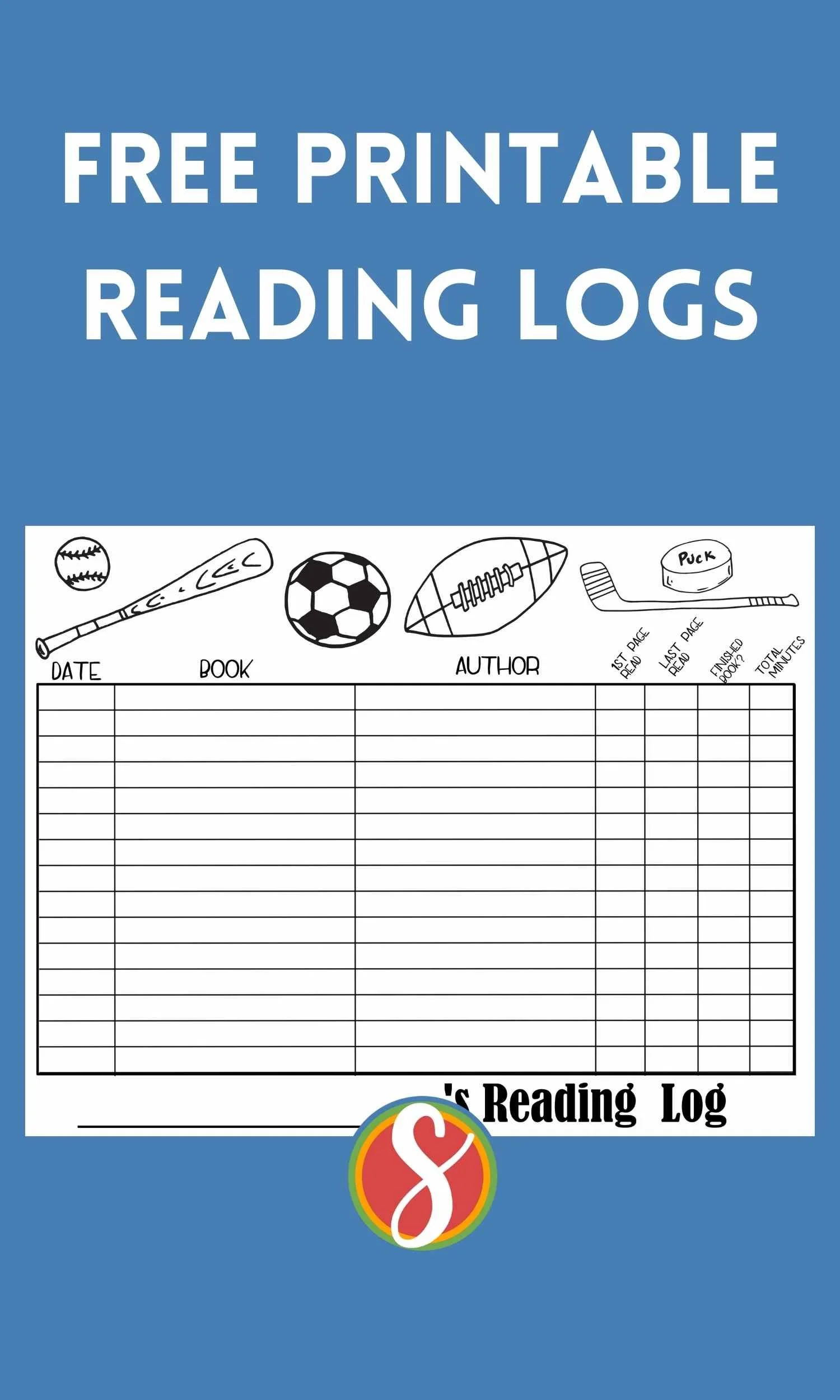 20+ Free Printable Reading Logs — Stevie Doodles