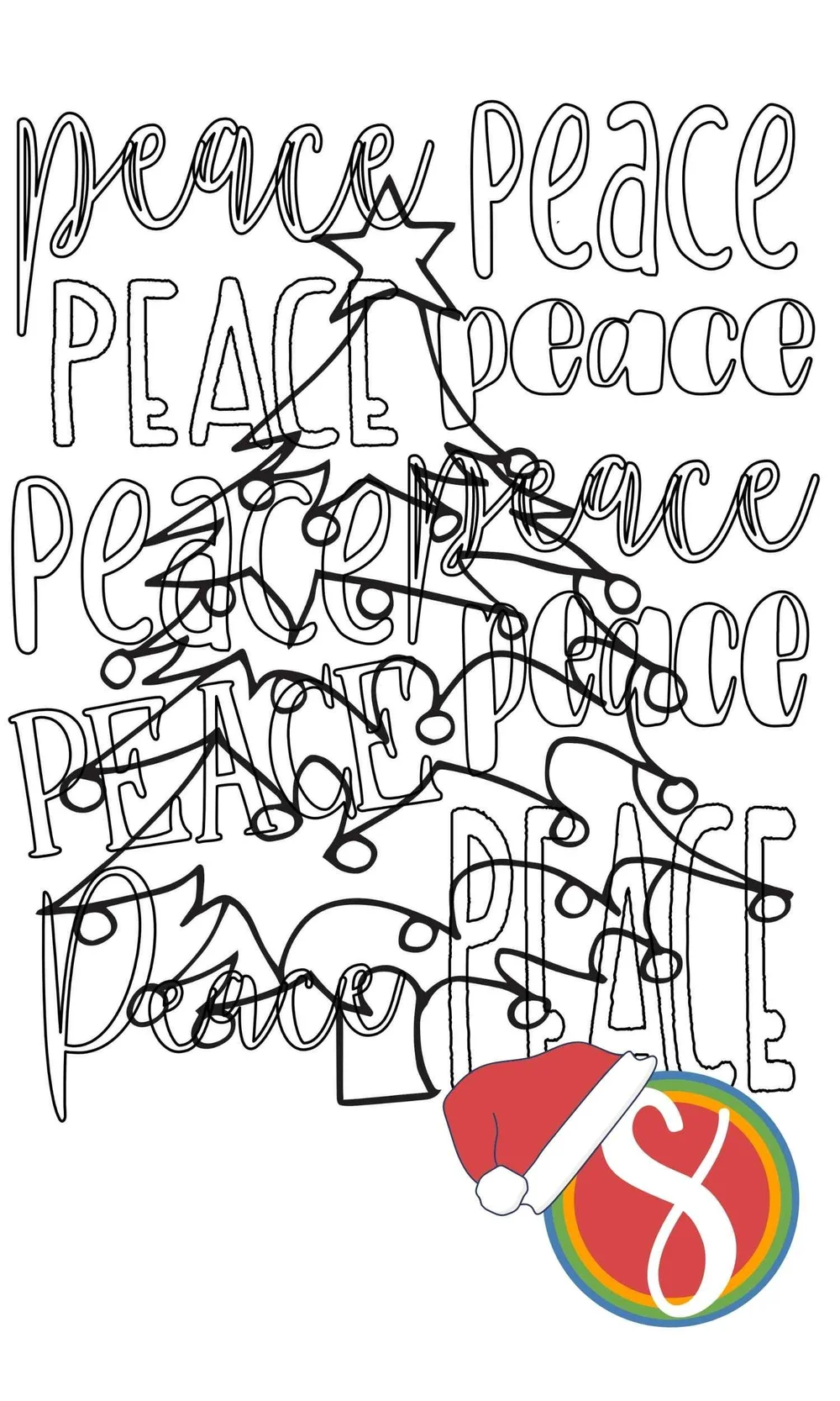Christmas Peace Printables — Stevie Doodles