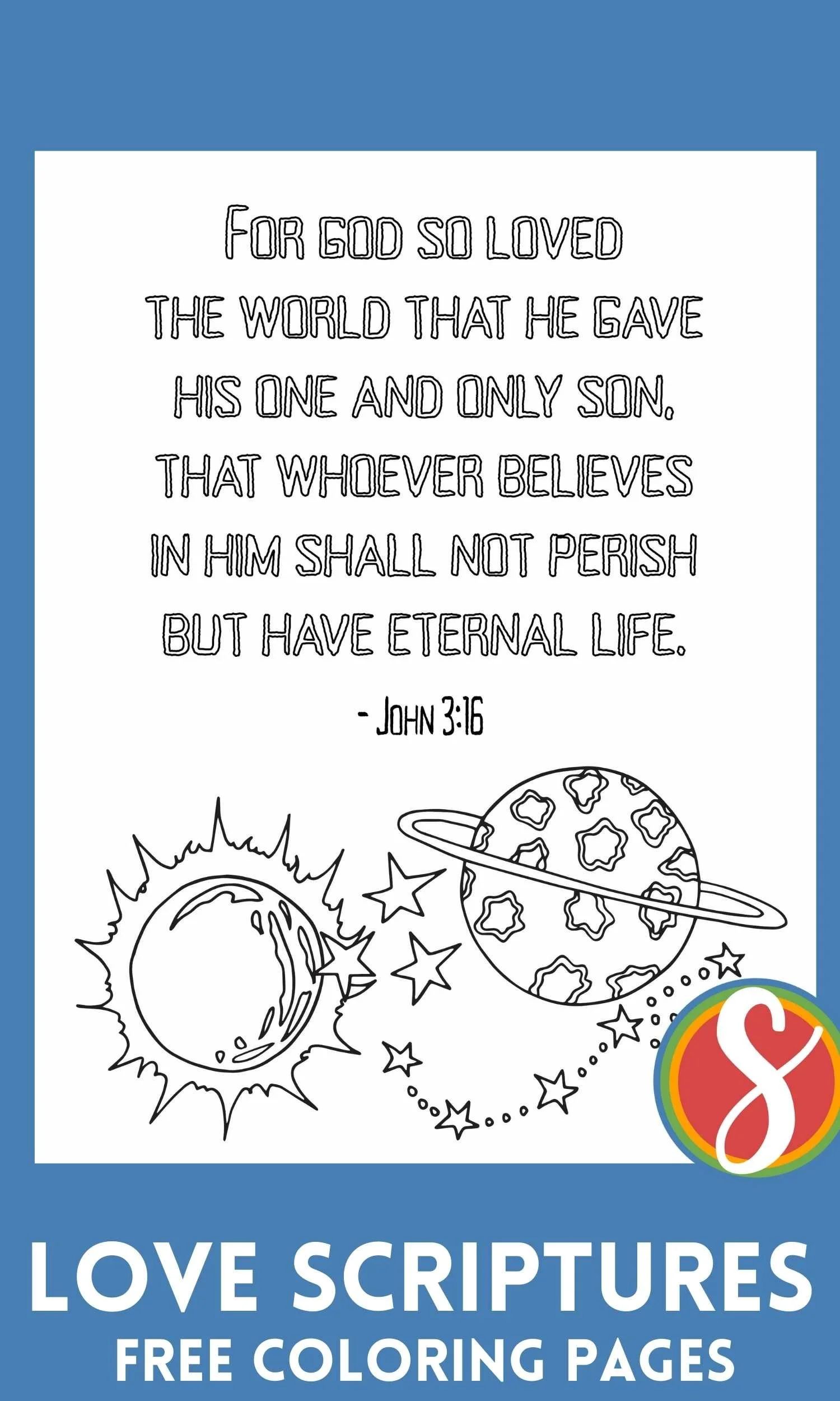 17 Coloring Pages With Bible Verses About Love - Free Printable ...