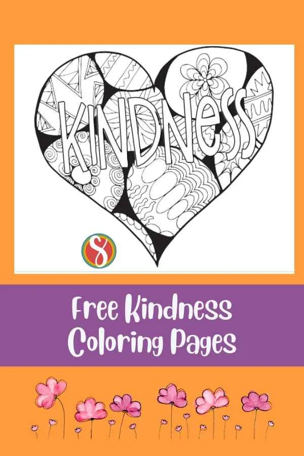 Free Kindness Coloring Pages — Stevie Doodles